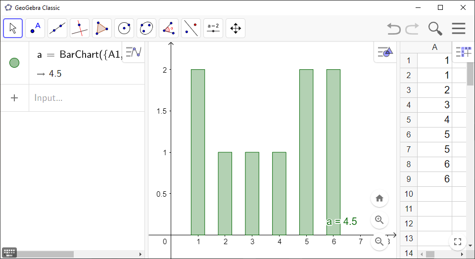How to Make a Bar Chart with GeoGebra | House of Math