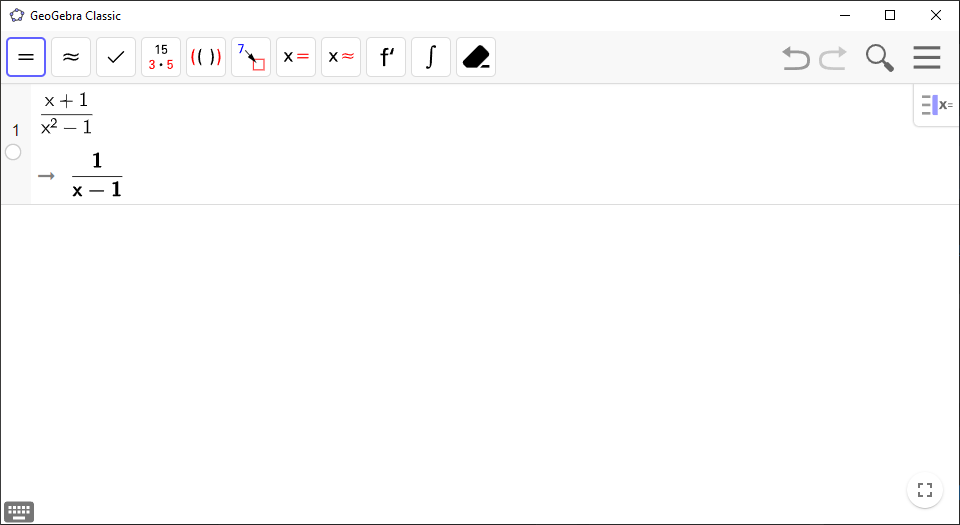 How to Use the CAS Calculator in GeoGebra | House of Math