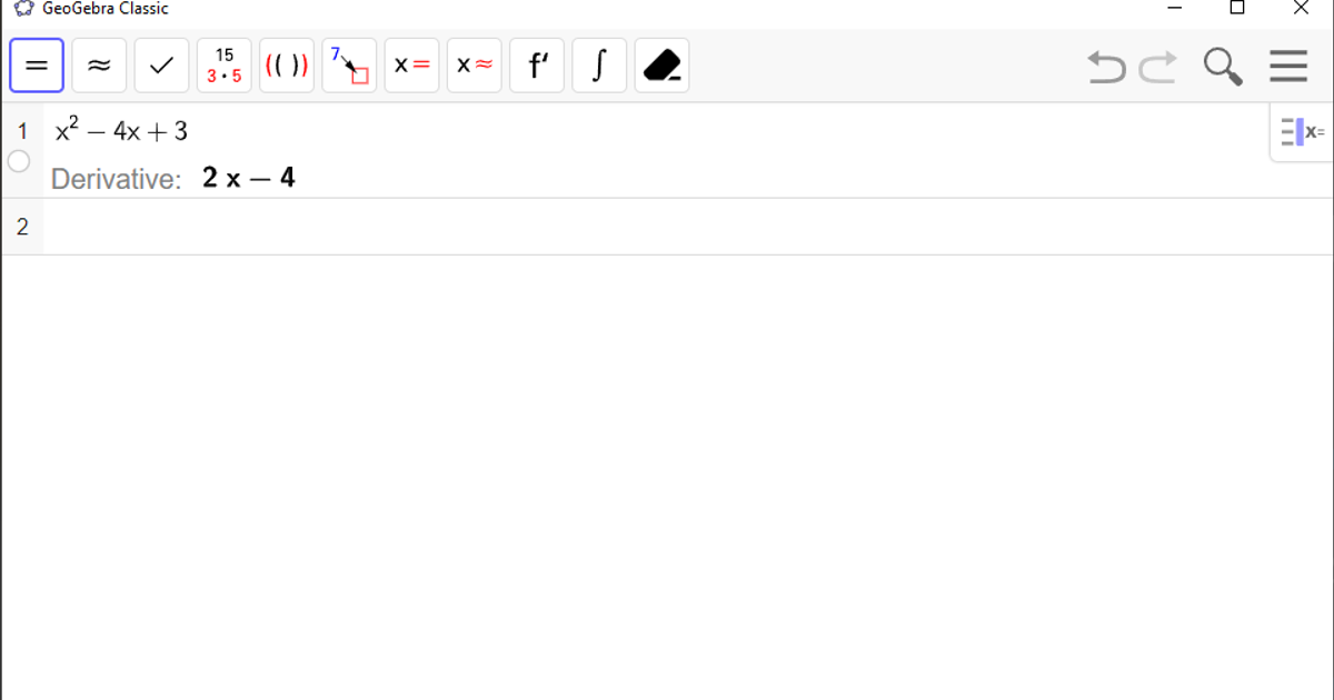 How to Find the Derivative of a Function in GeoGebra | House of Math