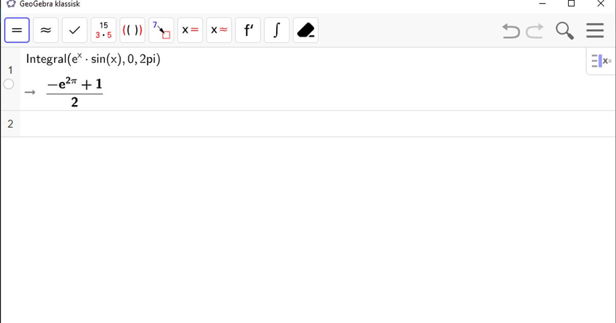 Hvordan regne ut integraler med GeoGebra | House of Math