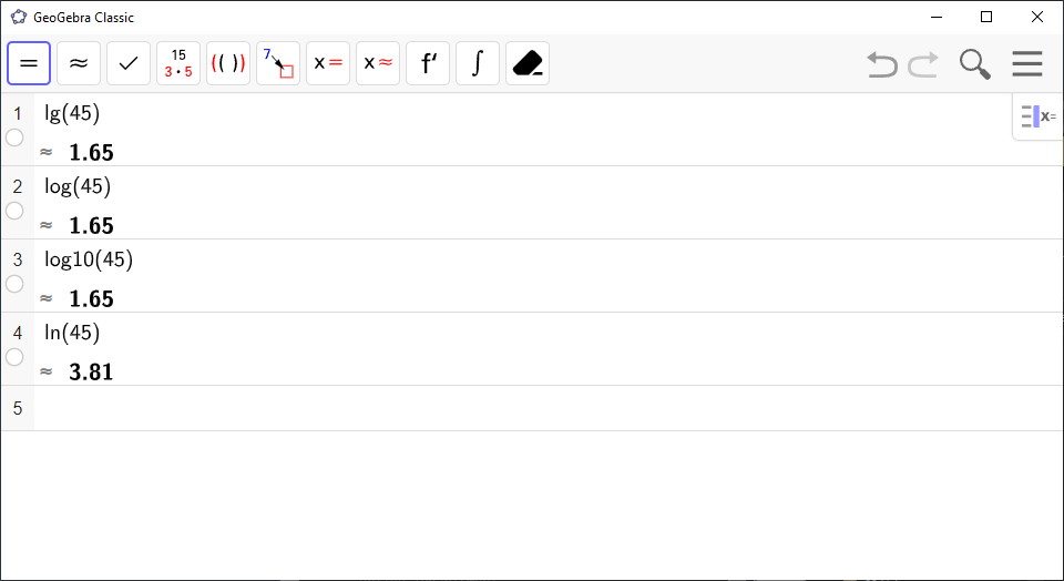 How to Compute Logarithms in GeoGebra | House of Math
