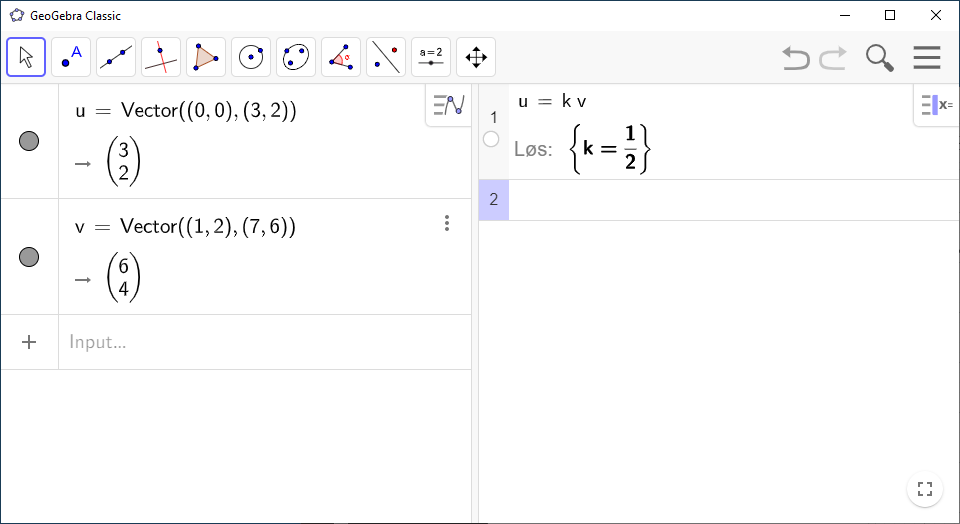 How to Check If Two Vectors are Parallel Using GeoGebra | House of Math