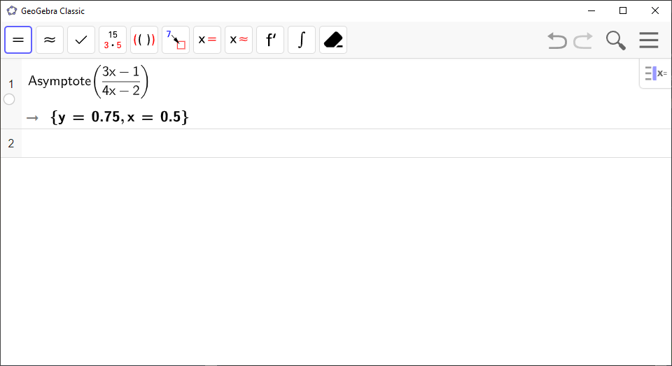 How to Show Asymptotes in GeoGebra | House of Math