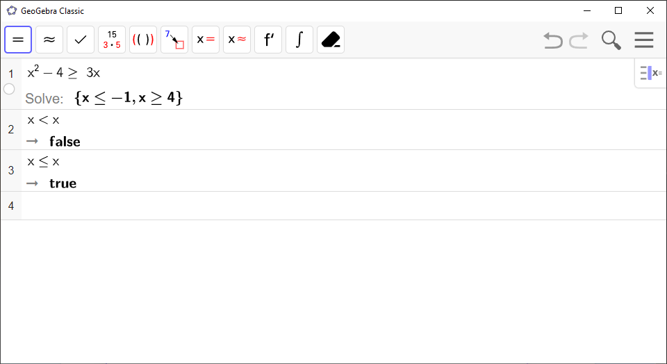 How to Solve Inequalities in GeoGebra | House of Math