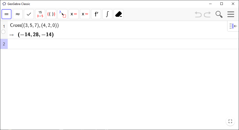 How to Compute Vector Products with GeoGebra | House of Math