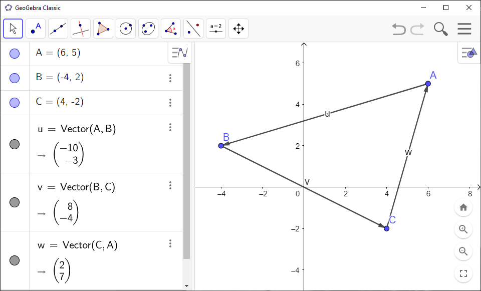 How to Graph Vector Sums and Differences in GeoGebra | House of Math