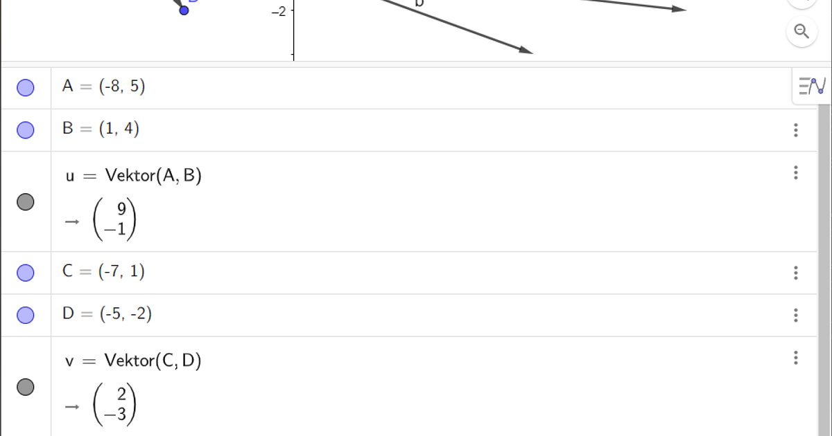Hvordan lage vektor i GeoGebra