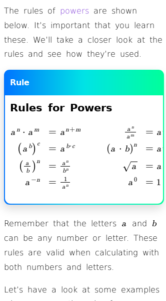 Powers And Roots Free Math Encyclopedia House Of Math