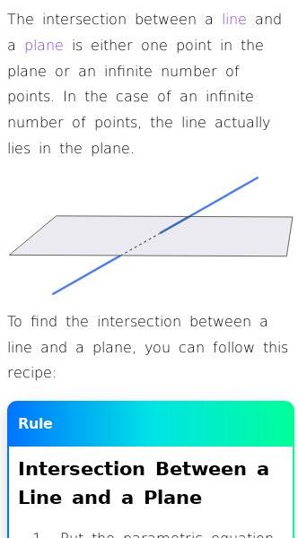 Intersections in Three Dimensions | Math Encyclopedia | House of Math