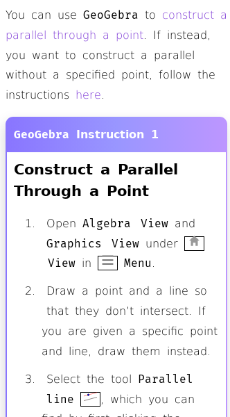 Constructing Lines in GeoGebra | Free Guide | House of Math
