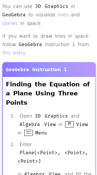 Three-dimensional Vectors in GeoGebra | Free Math Guide | House of Math