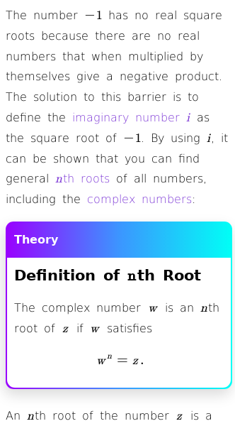 Calculations with Complex Numbers | Math Encyclopedia | House of Math