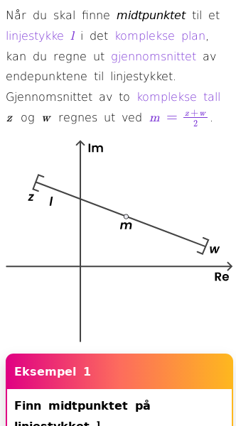 Regning med komplekse tall | Oppslagsverk i matte | House of Math