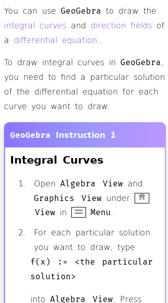 Differential Equations in GeoGebra | Free Math Guide | House of Math