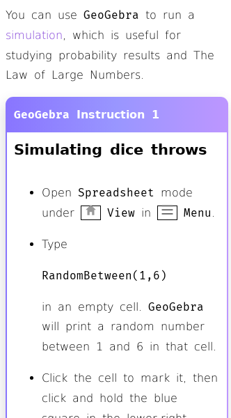 Statistics and Probability in GeoGebra | Free Guide