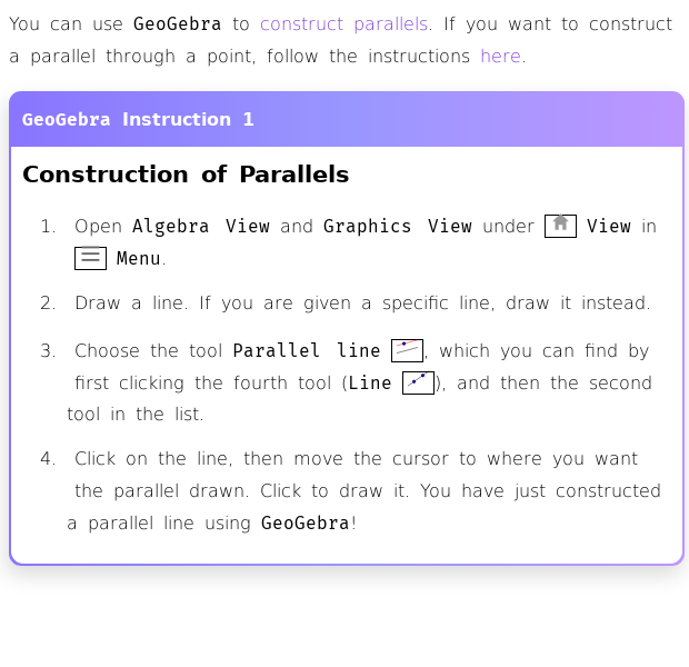 Constructing Lines in GeoGebra | Free Guide | House of Math