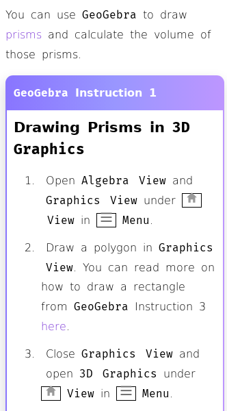 Solid Figures in GeoGebra | Free Geometry Guide