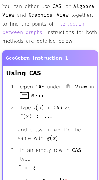 Functions in GeoGebra | Free Guide | Easy Language | House of Math