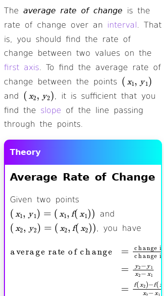 Average Rate Of Change Equation