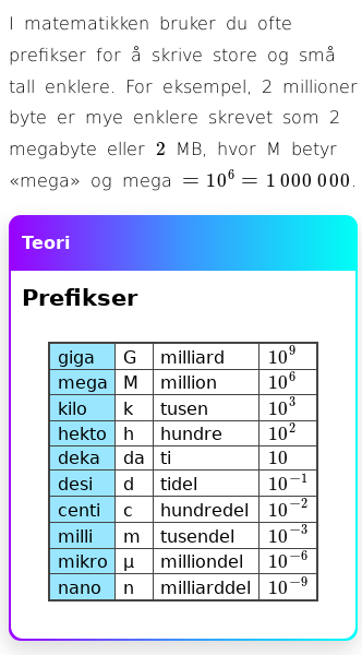 Enheter | Gratis oppslagsverk i matte | Lettforståelig | House of Math