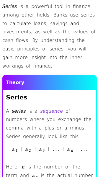 Sequences and Series | Free Math Encyclopedia