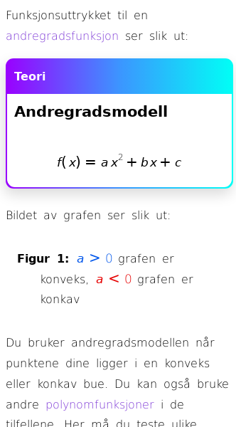 Matematiske modeller | Gratis oppslagsverk i matte