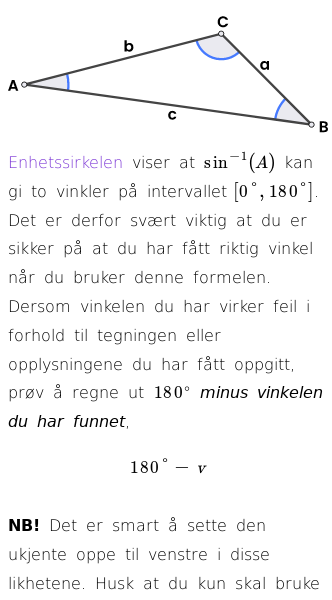 Trigonometri | Gratis oppslagsverk i matte | House of Math