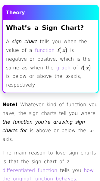 Intervals and Sign Charts | Free Math Encyclopedia | House of Math