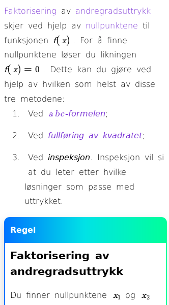 Likninger | Gratis oppslagsverk i matte | House of Math