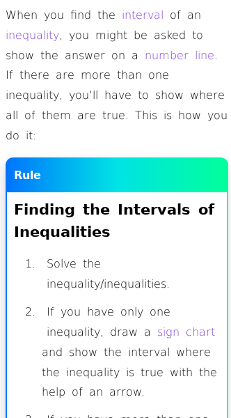 Intervals and Sign Charts | Free Math Encyclopedia