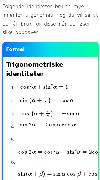 Trigonometri | Gratis oppslagsverk i matte | House of Math