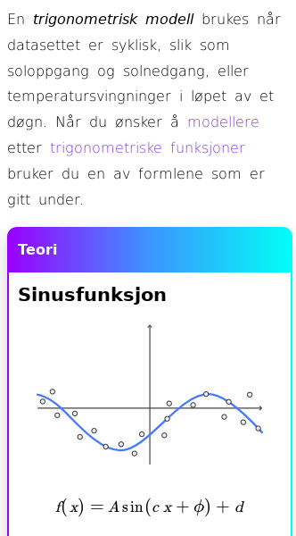 Matematiske modeller | Gratis oppslagsverk i matte | House of Math